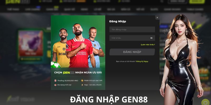 Đăng nhập GEN88 - Chi tiết hướng dẫn truy cập sân chơi nhanh